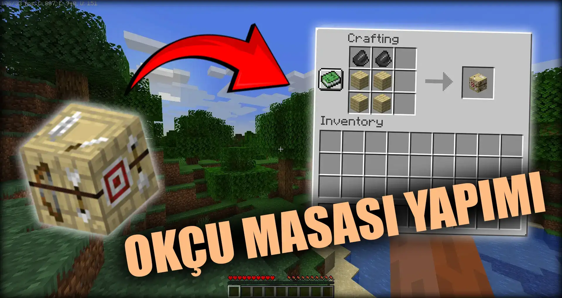 Minecraft Okçu Masası Yapımı, Nasıl Yapılır? tekyedi.com